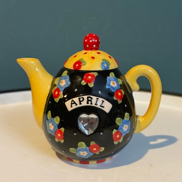 Mary Engelbreit | Accents | Mary Engelbreit Miniature Teapot April ...